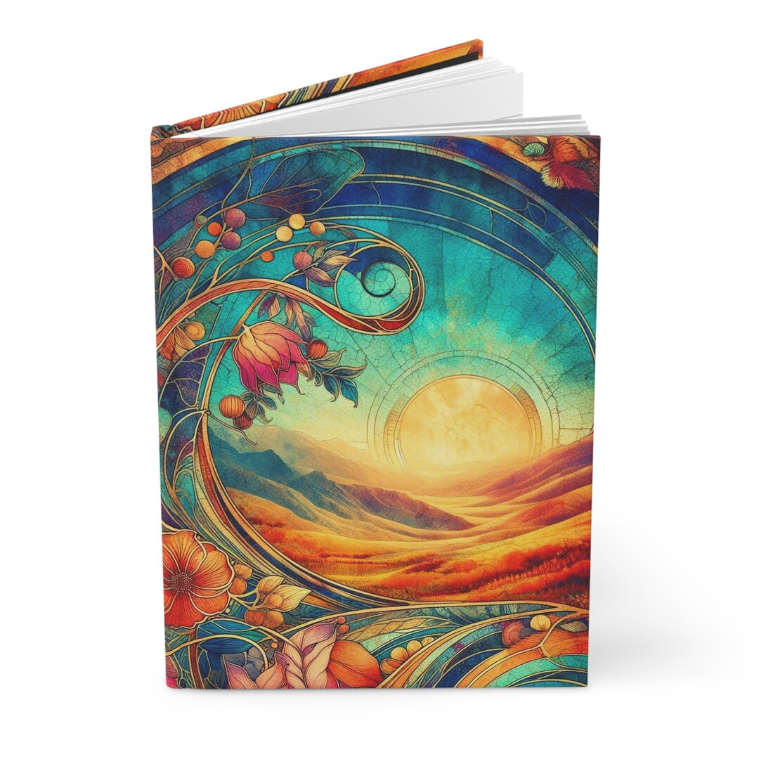 Art Nouveau Old World Design Hardcover Journal Notebook - Etsy