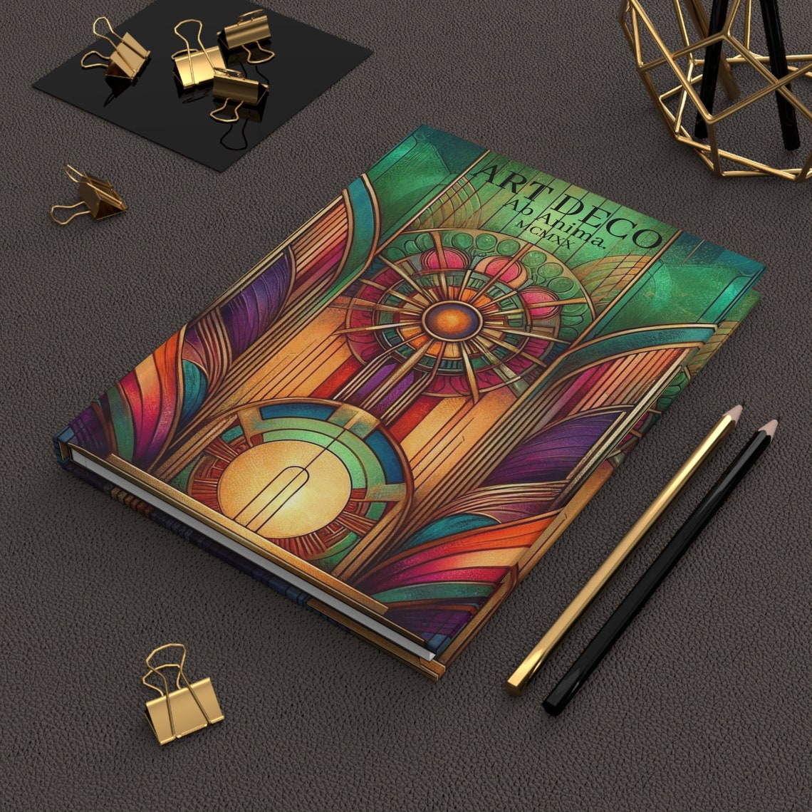 Vintage Art Deco 1920s Style Journal, Notebook, Diary, Sketchbook ...