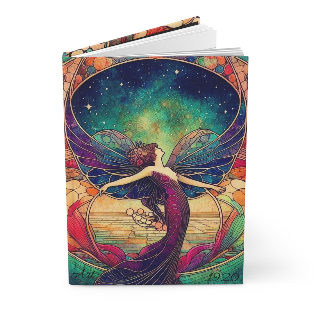 Vintage 1890s Art Nouveau Style Hardcover Journal Notebook - Etsy