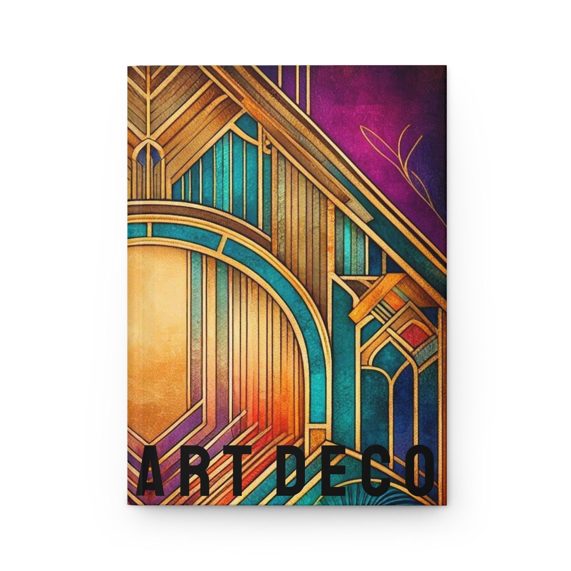 Vintage Bold & Edgy Art Deco Design Hardcover Journal Notebook - Etsy