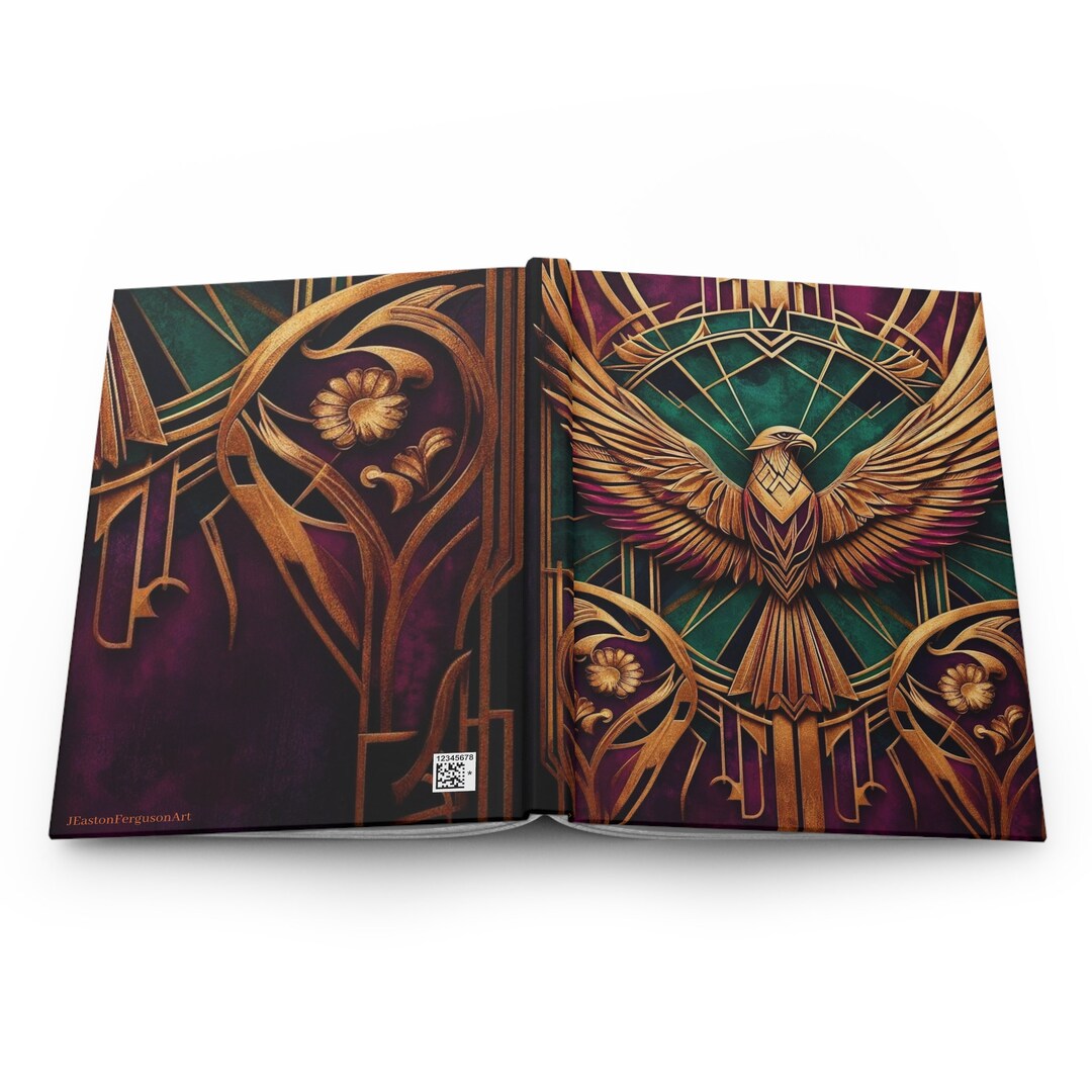 Regal 'bird of Prey' Hardcover Journal Notebook - Etsy