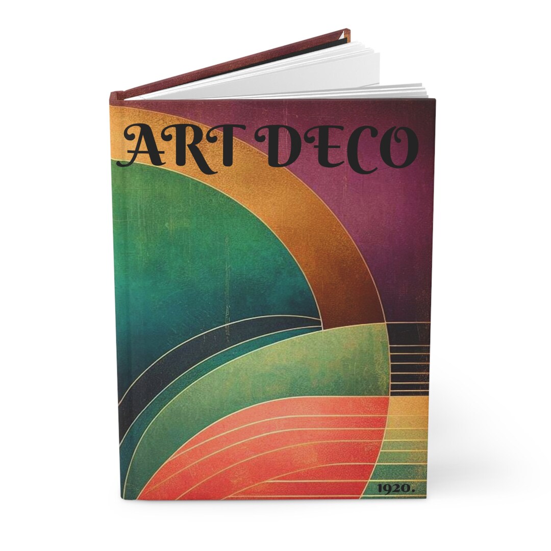 Vintage Art Deco 1920s Style Journal, Notebook, Diary, Sketchbook ...