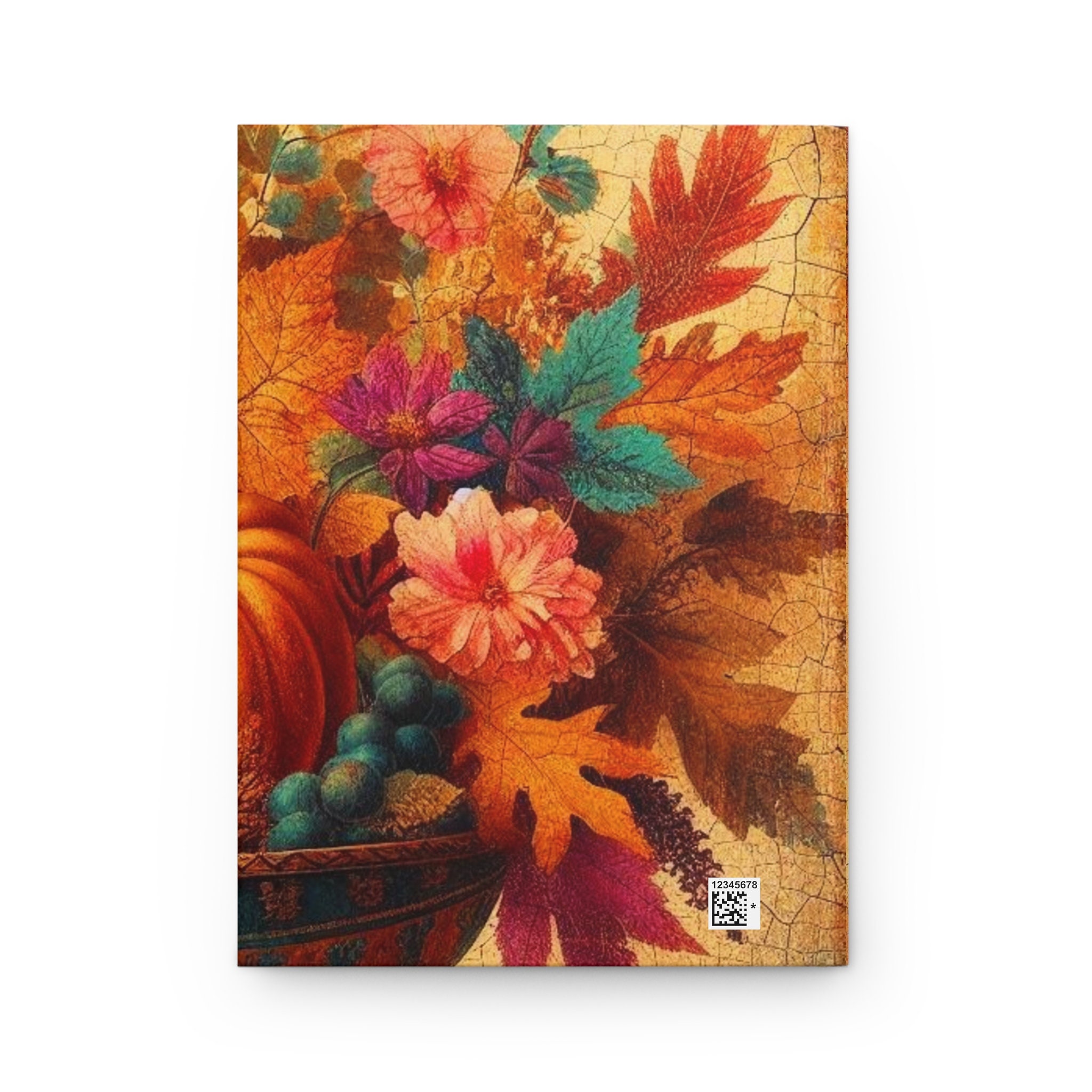Autumn Harvest Thanksgiving Hardcover Journal Notebook - Etsy