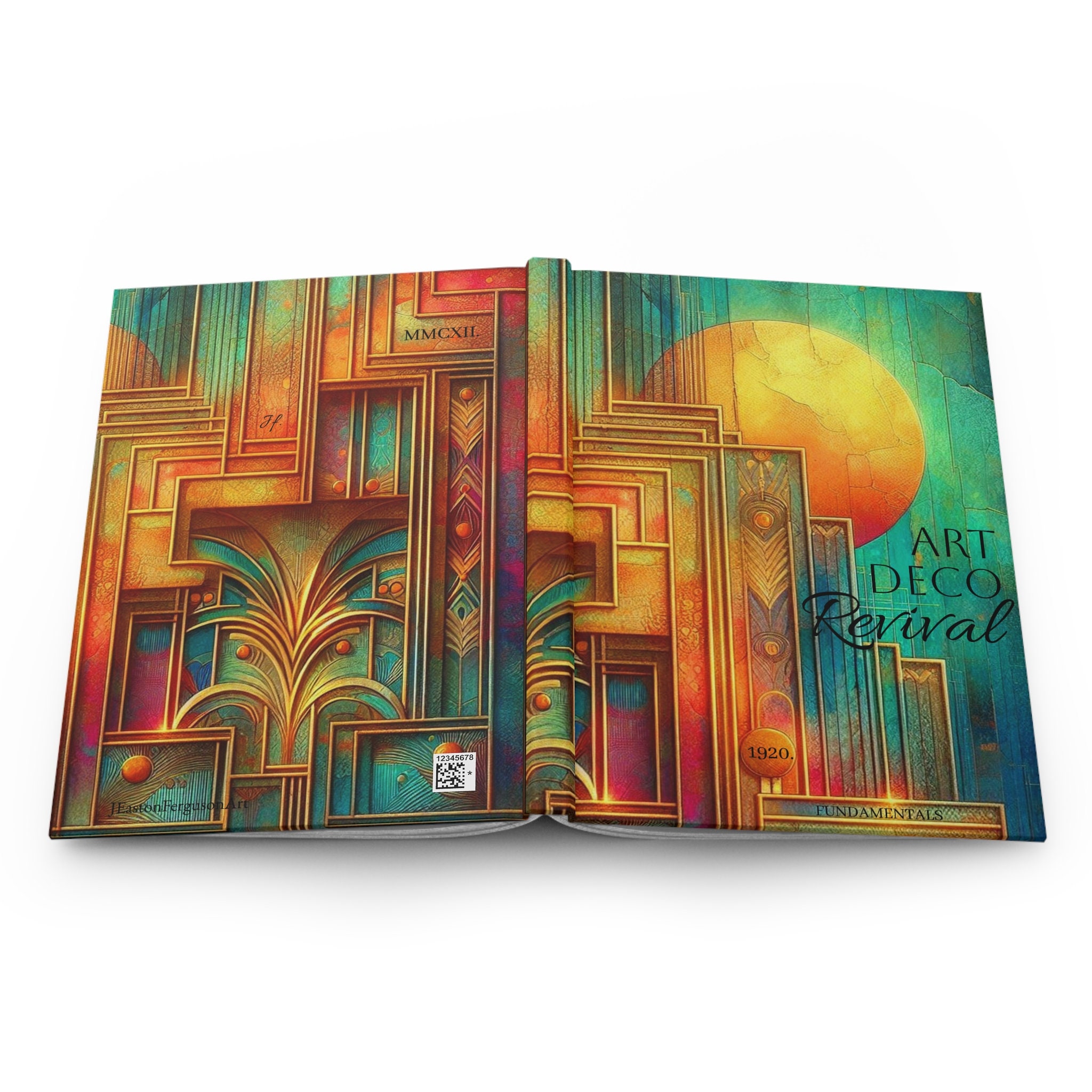 Art Deco 1920's 'revival' Style Hardcover Journal, Notebook, Diary ...