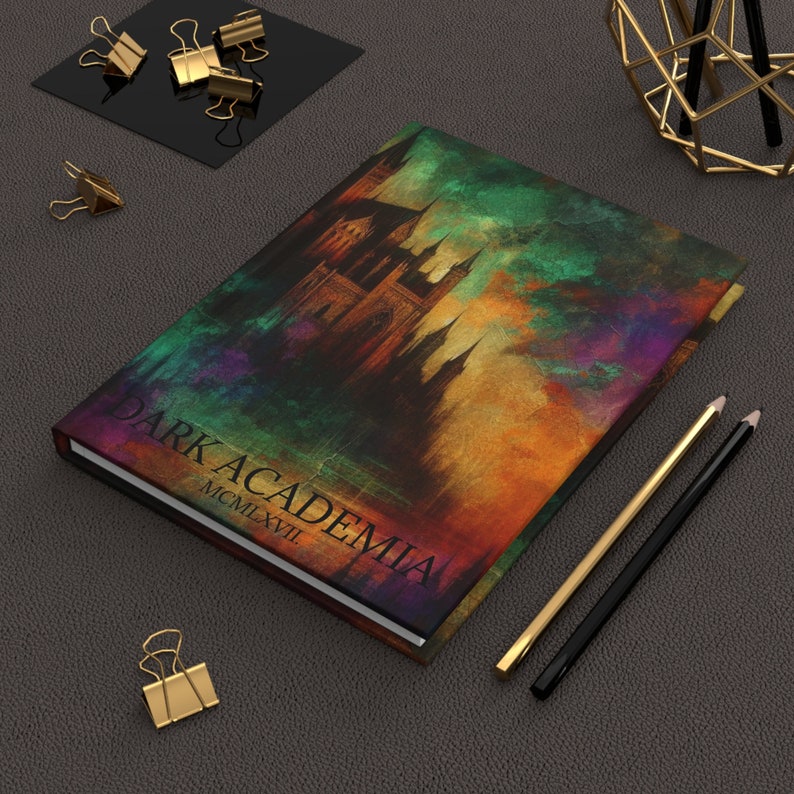 Gothic 'dark Academia' Hardcover Journal, Sketch Notebook - Etsy