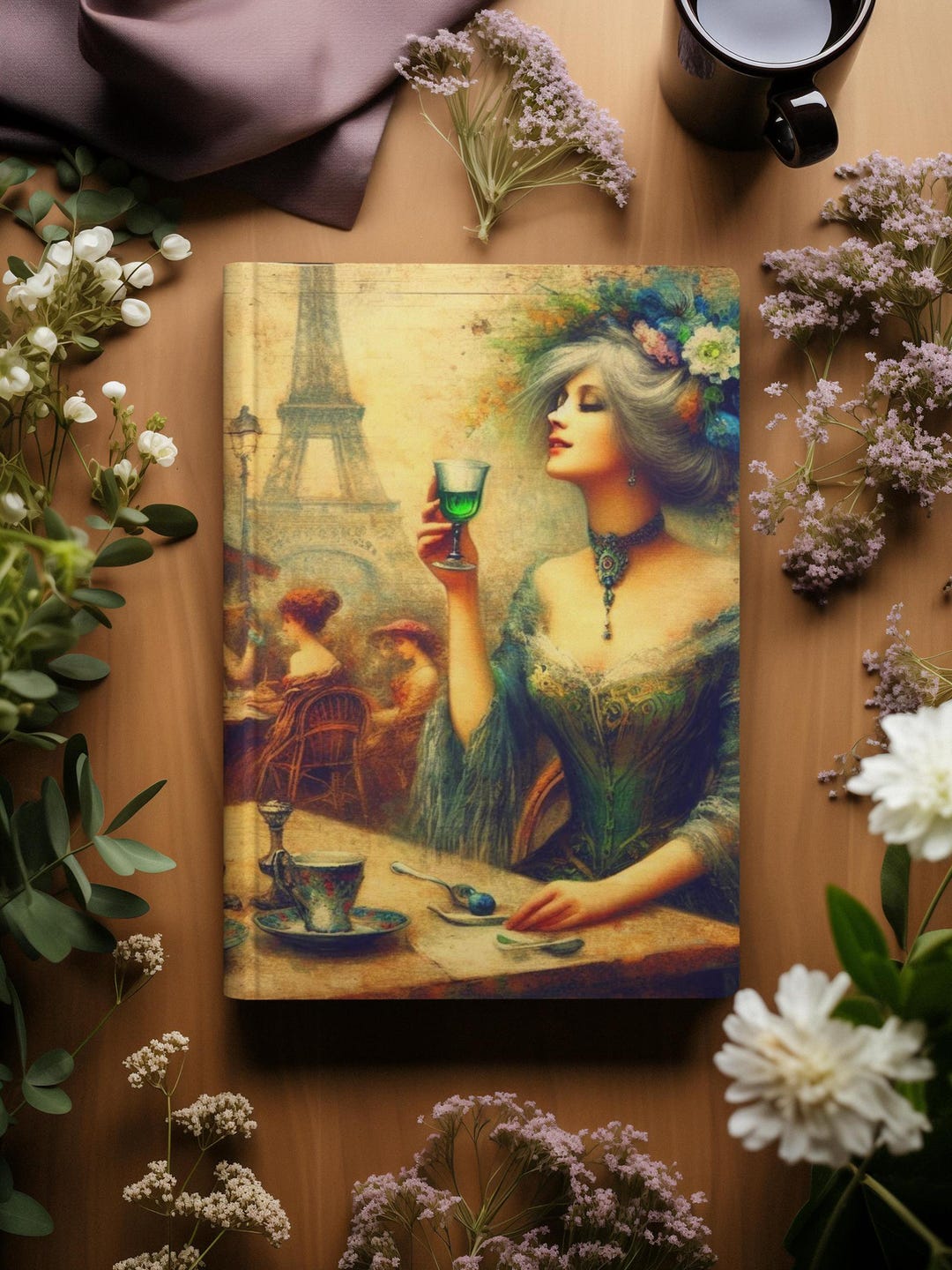 Vintage 1890s Antique Parisian Style Hardcover Notebook Journal - Etsy