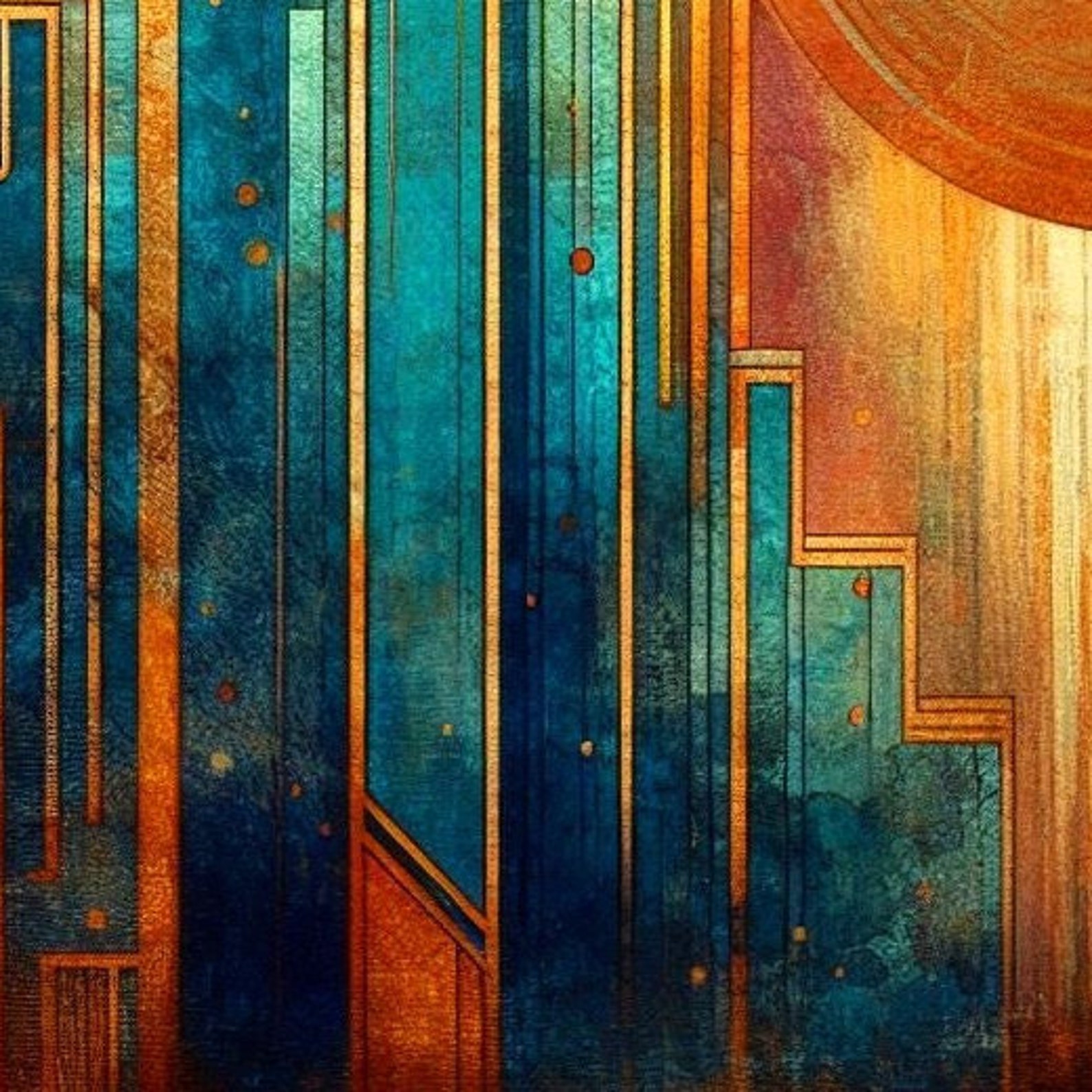 Vintage Art Deco 1920s Style Journal, Notebook, Diary, Sketchbook ...