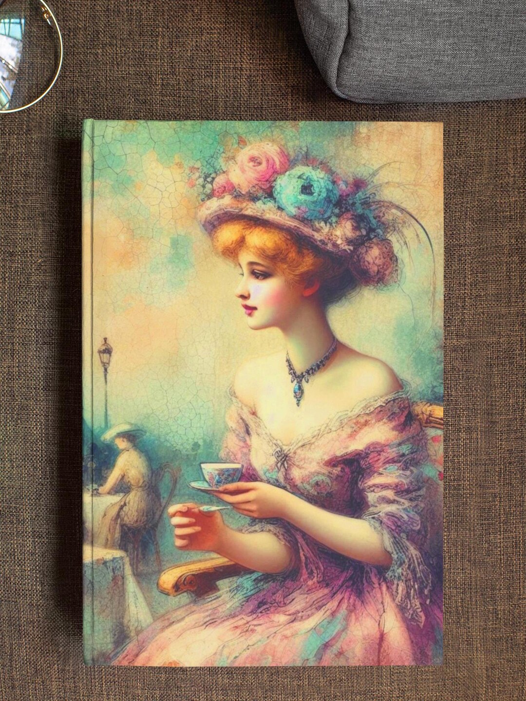 Vintage 1890s Parisian Theme Hardcover Notebook Journal - Etsy