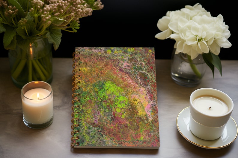 Beautiful Pastel Artsy Spiral Notebook - Etsy