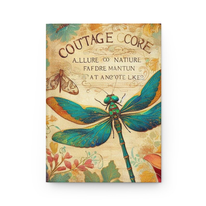Cottage Core 'allure of Nature' Theme Hardcover Writing Journal - Etsy