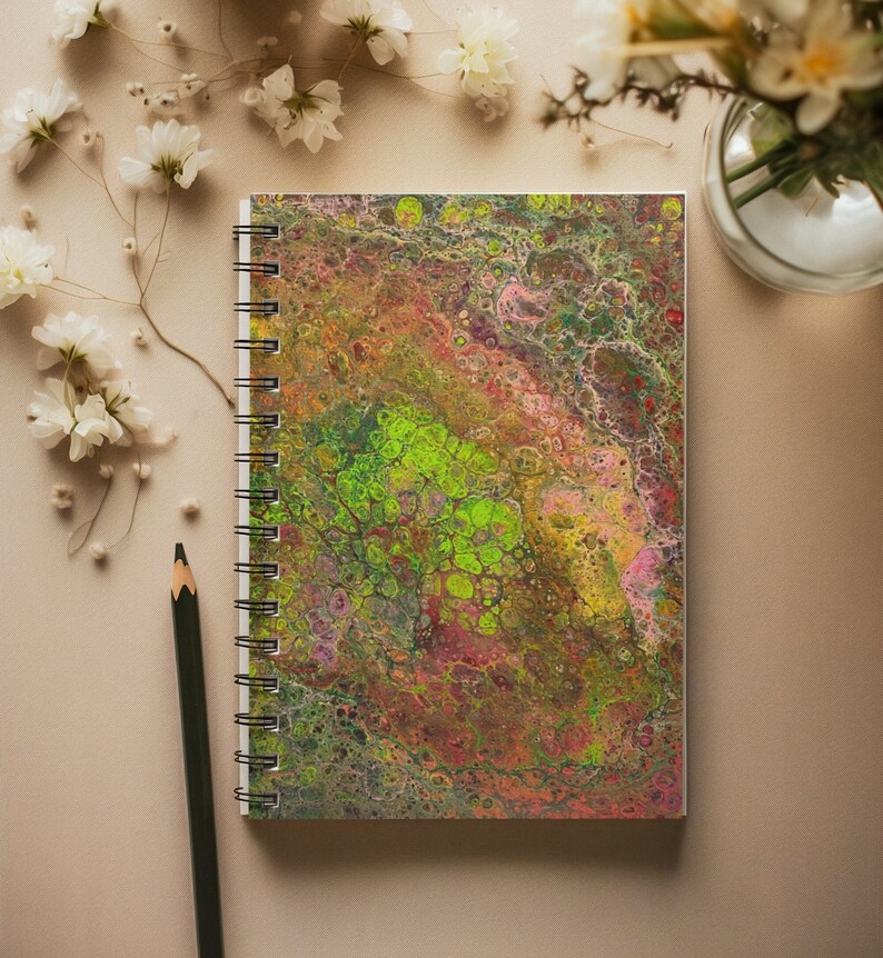 Beautiful Pastel Artsy Spiral Notebook - Etsy