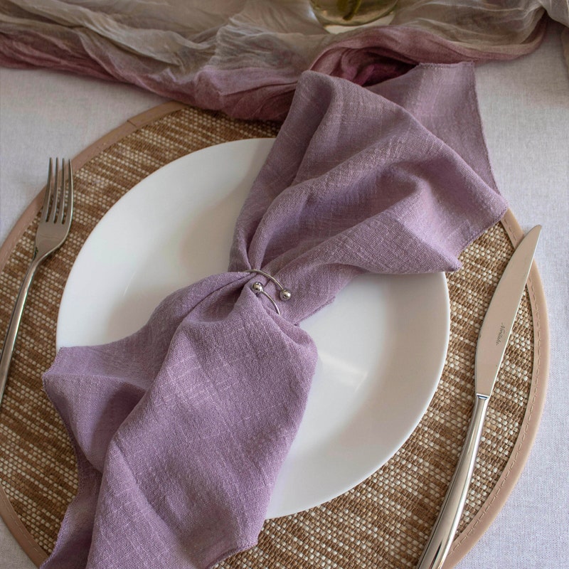Lavender Napkins - Etsy