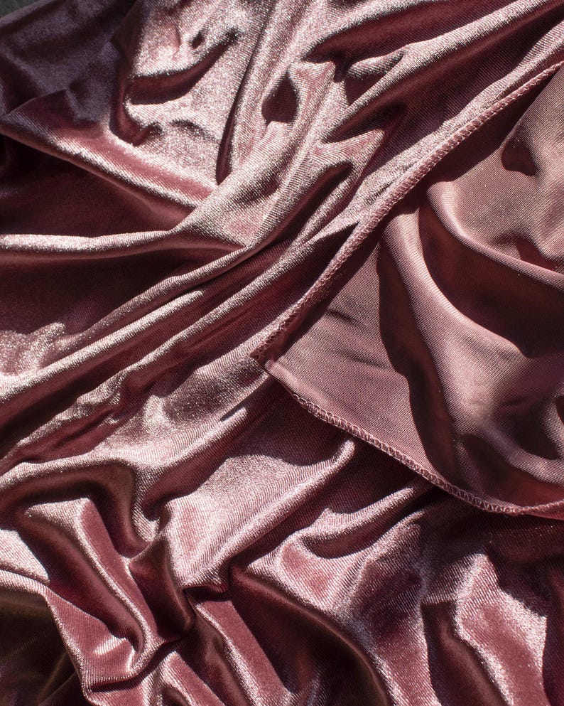 Pink Velvet Table Runner – Heavyweight Crushed Velvet for Weddings ...