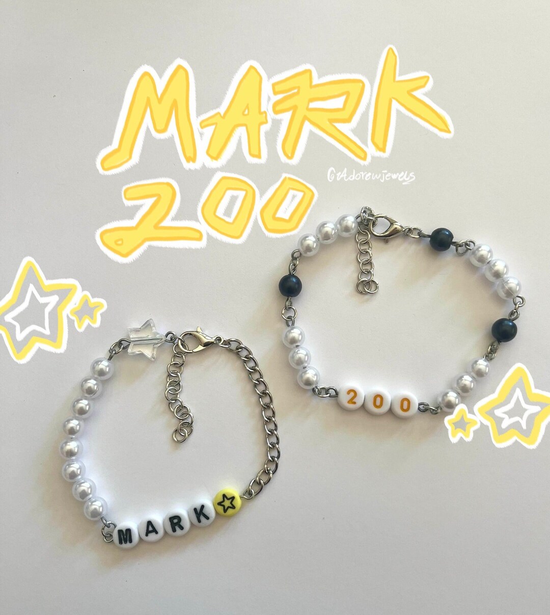MARK "200" Inspired Beaded Bracelet - Etsy