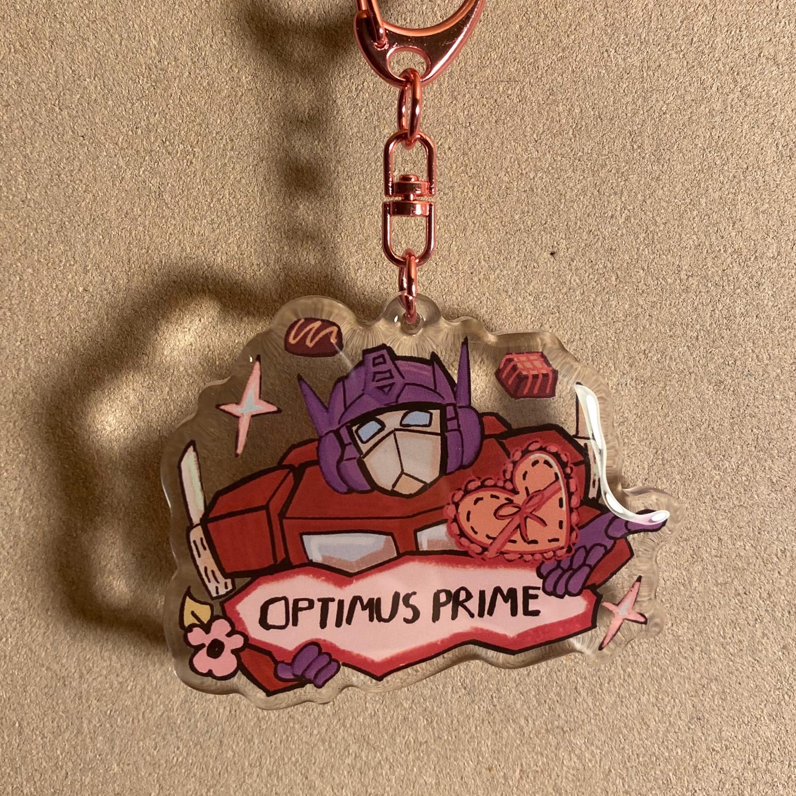 Transformers Valentines Keychains - Etsy