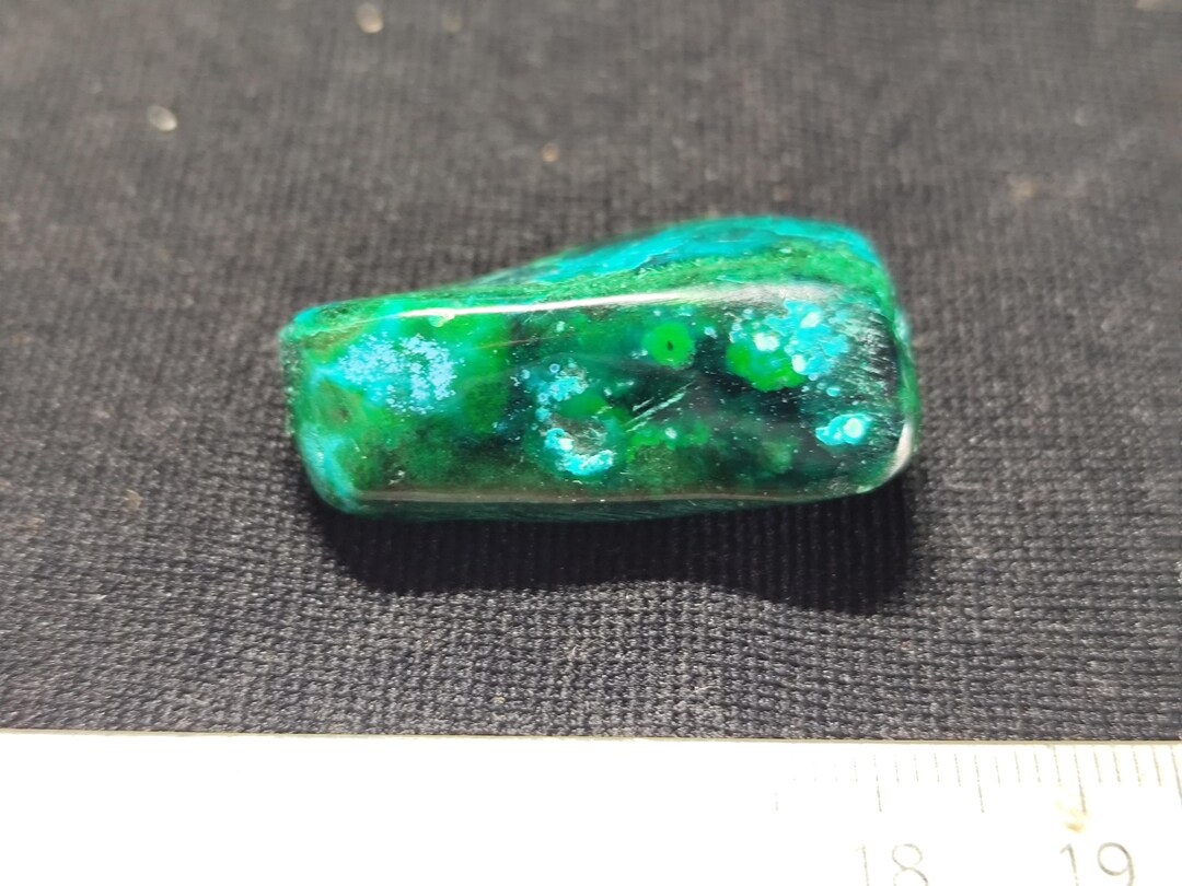 Dioptase and Chrysocolla, Tumbled Stone, 3.5 Cm, Congo. - Etsy