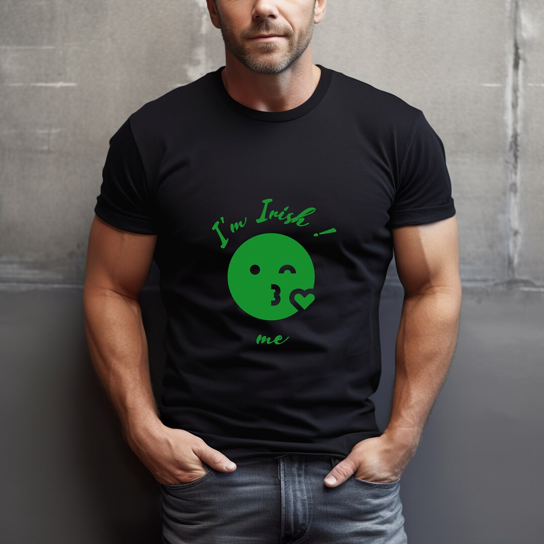 'kiss Me, I'm Irish' T-shirt Esprit Irlandais En Fête - Etsy