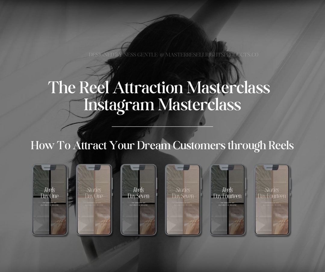 The Reel Attraction Masterclass With MRR Master Resell Rights Instagram ...