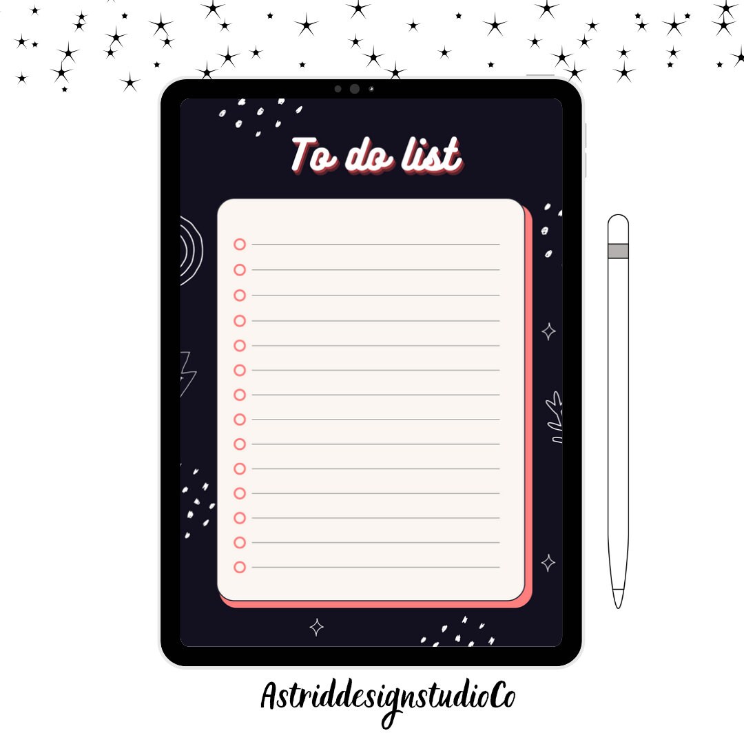 Printable to Do List, Daily Task List, Productivity Planner, A4 PDF ...