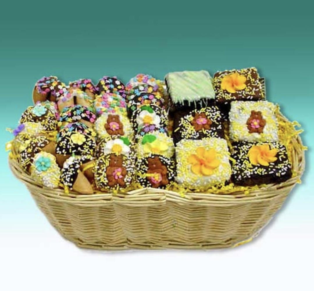 Springtime Sweets Gourmet Goodies Gift Basket - Etsy