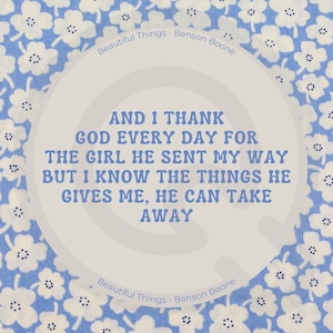 Benson Boone Lyric Posters Pack of 4 Downloadable Print Bundle - Etsy