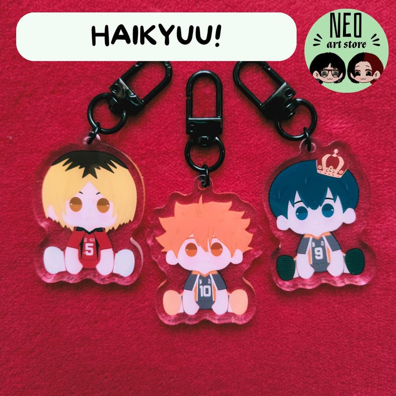 Haikyuu Keychain - Etsy