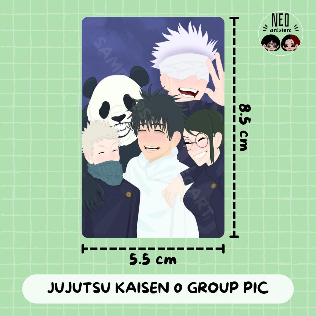 JUJUTSU KAISEN PHOTOCARD Jujutsu 0 Group Photo - Etsy