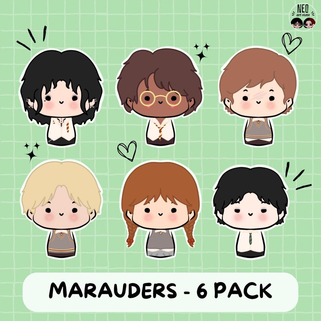 Marauders Sticker Pack - Etsy