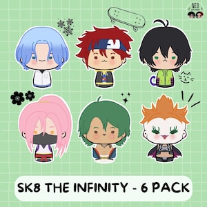 SK8 THE INFINITY Sticker Pack - Etsy