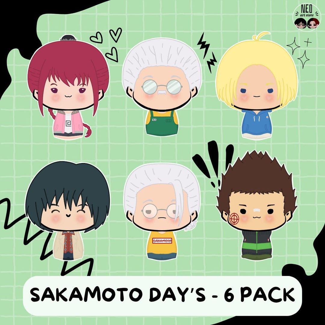 SAKAMOTO DAY'S Sticker Pack - Etsy
