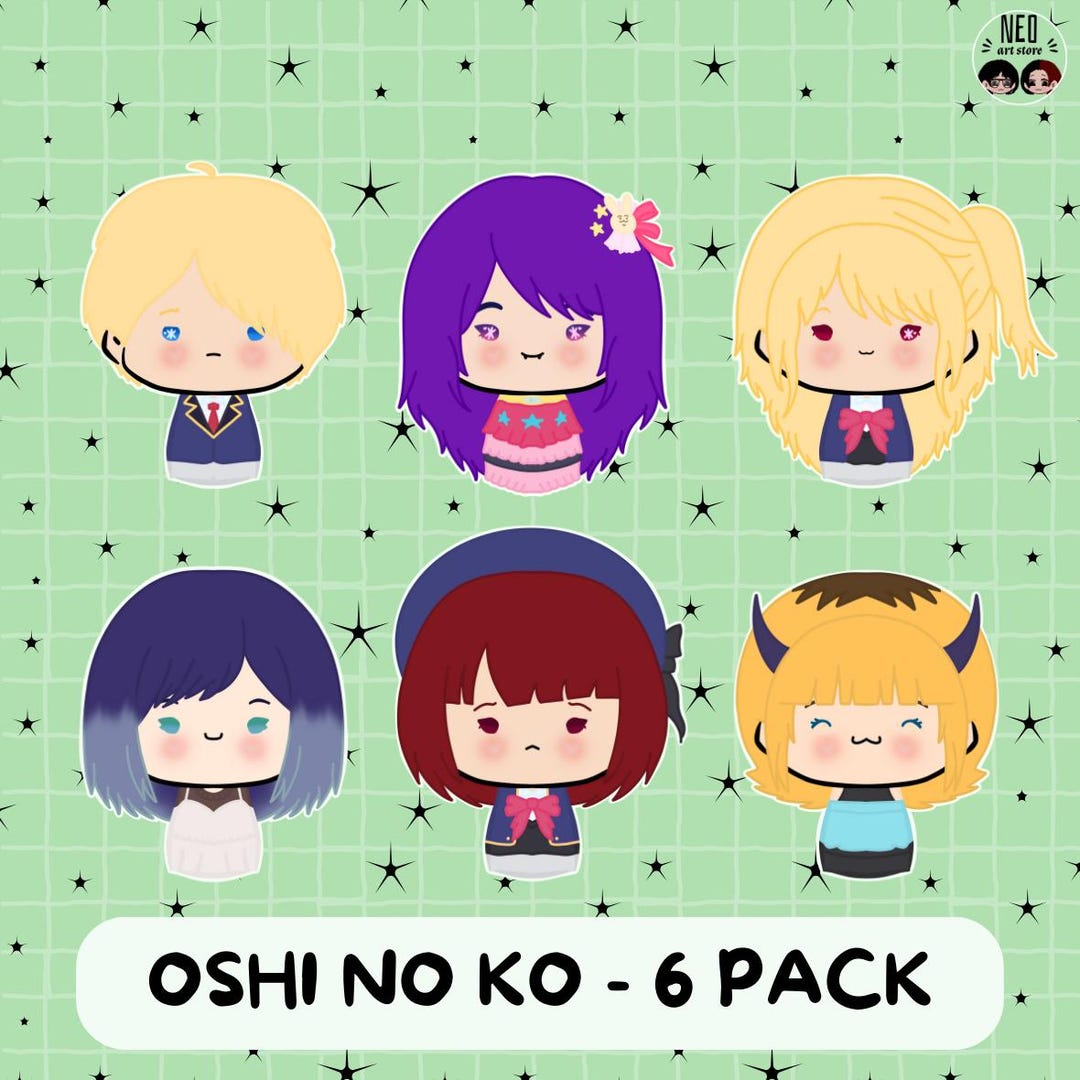 OSHI NO KO Sticker Pack - Etsy