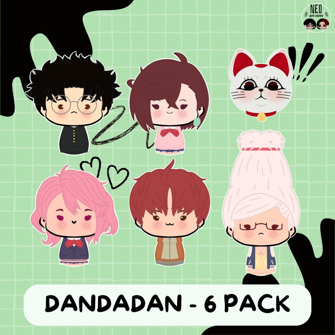 DANDADAN STICKER PACK - Etsy