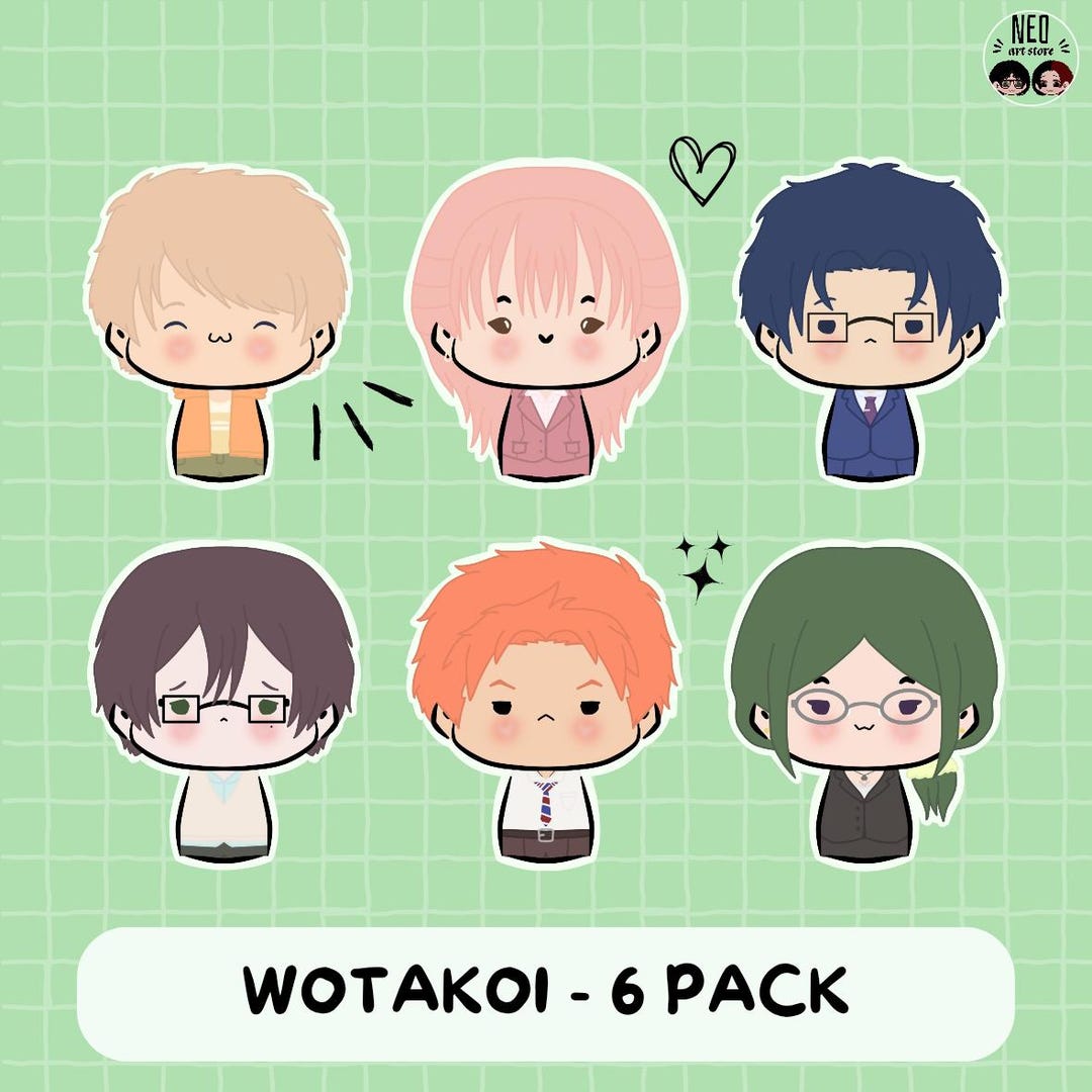 WOTAKOI Sticker Pack - Etsy