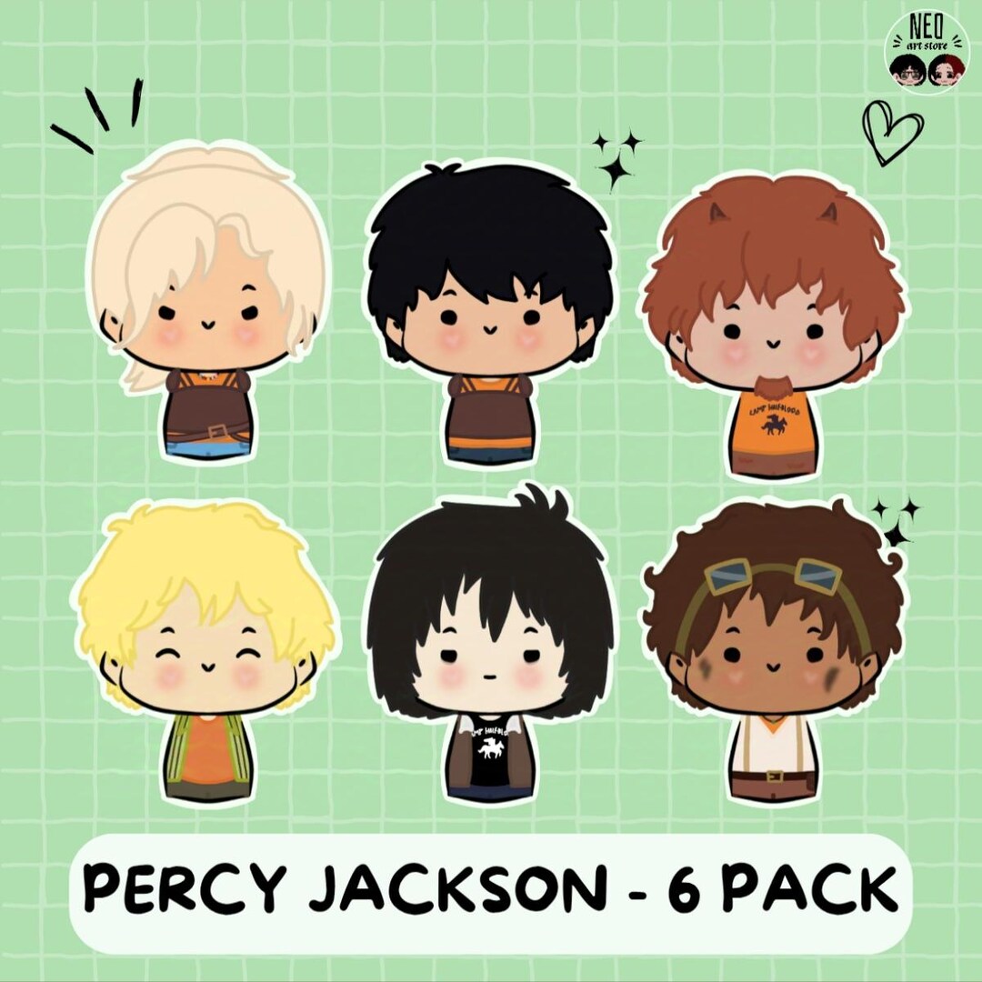 PERCY JACKS0N and the 0lympians Sticker Pack - Etsy