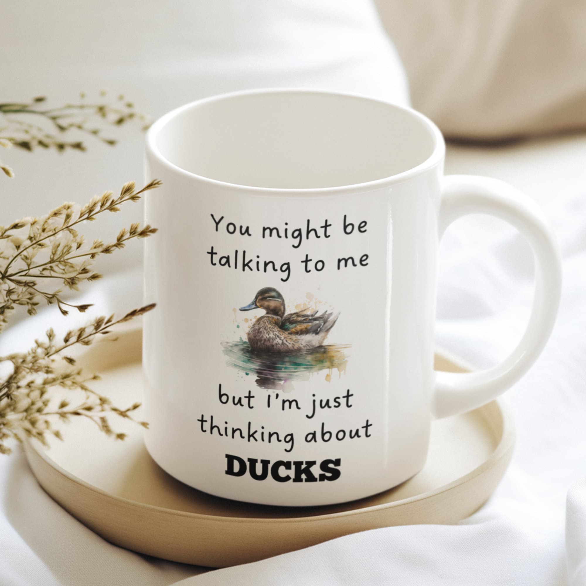 Thinking About Ducks Mug, Ducks Gift, Duck Mug, Funny Duck Gifts, Ducks ...