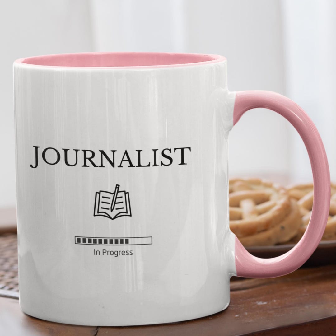 Personalised Journalist Mug, Future Journalist Gift, Journalist in ...