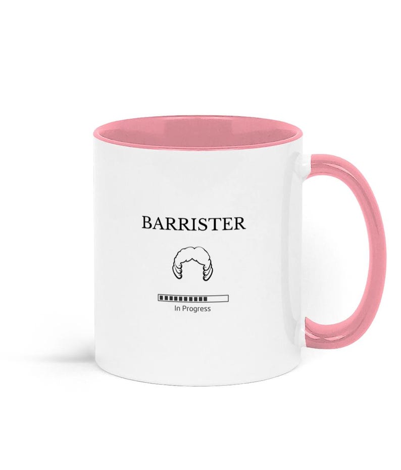 Personalised Barrister Mug, Funny Barrister Gift, Barrister in Progress ...
