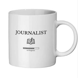 Personalised Journalist Mug, Future Journalist Gift, Journalist in ...