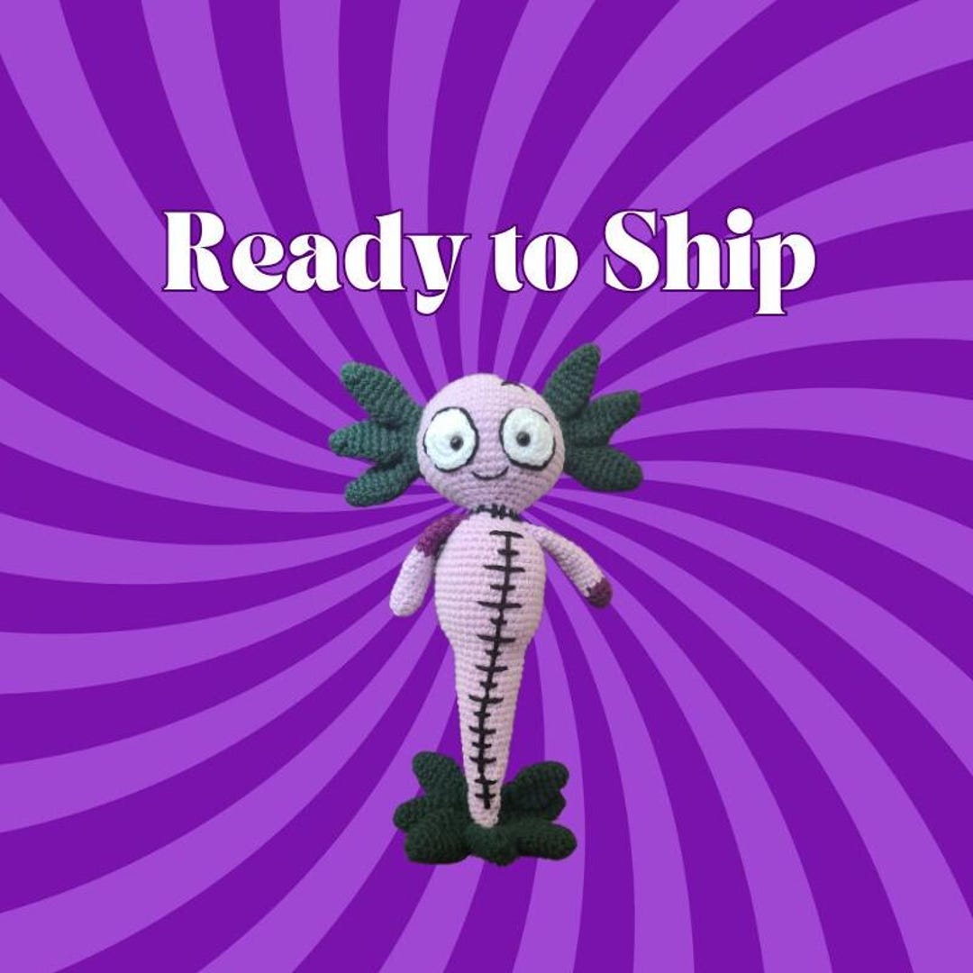Ready to Ship Zombie Axolotl - Etsy