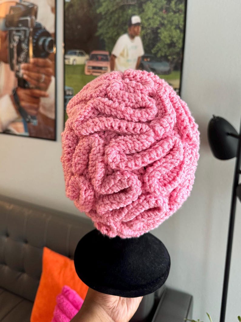 Crochet Brain Hat - Etsy
