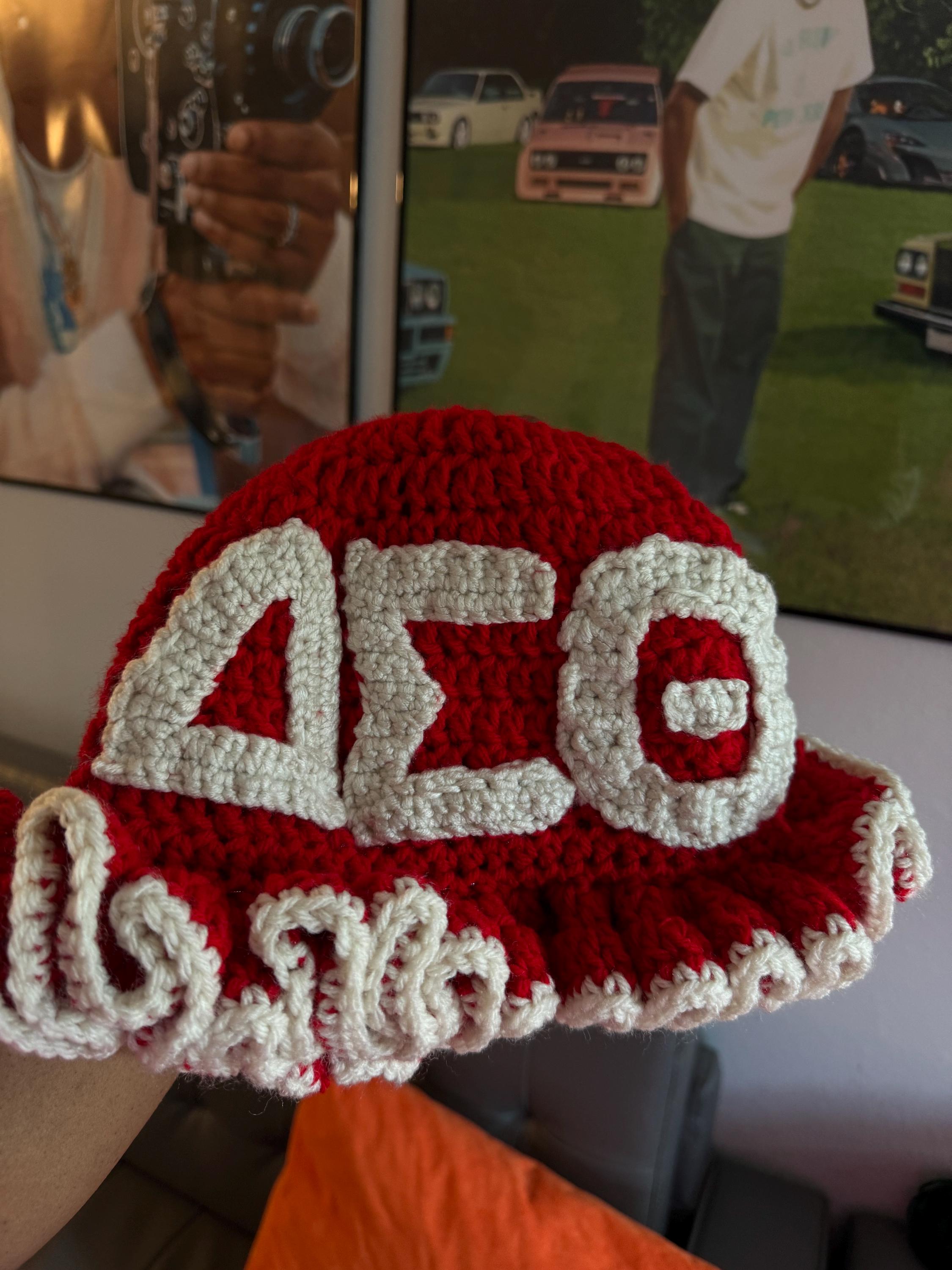 DST Crochet Ruffle Hat - Etsy