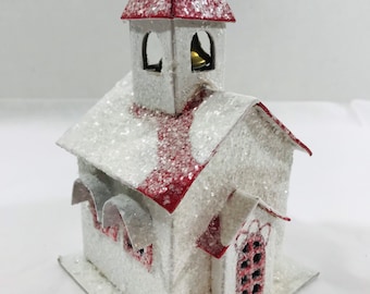 Christmas Putz House | Etsy