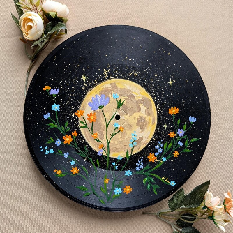 Vinyl Record Art - Etsy