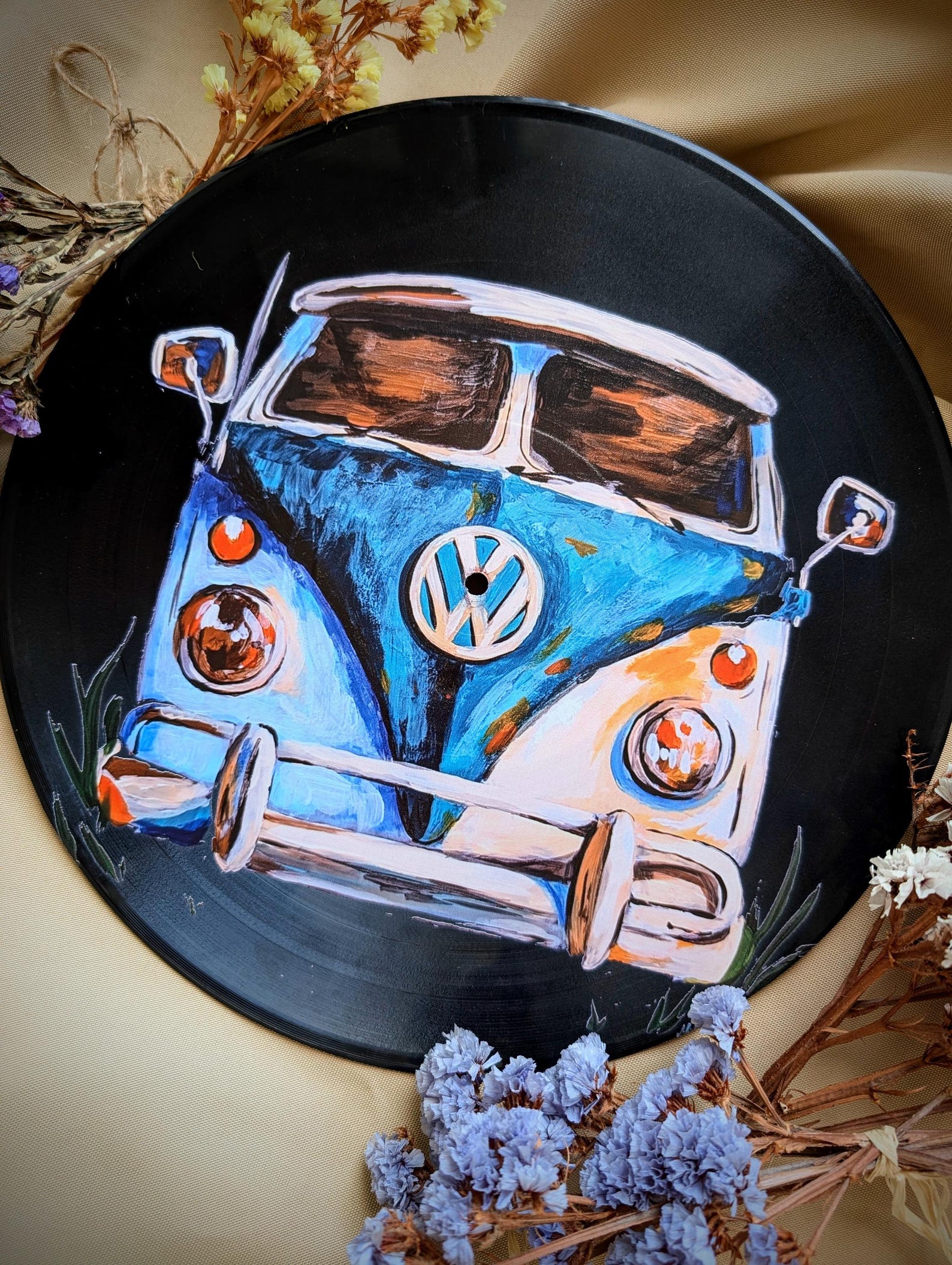 VW Bus Vinyl Record Wall Decor - Unique Gift for Friends & Home Decor ...
