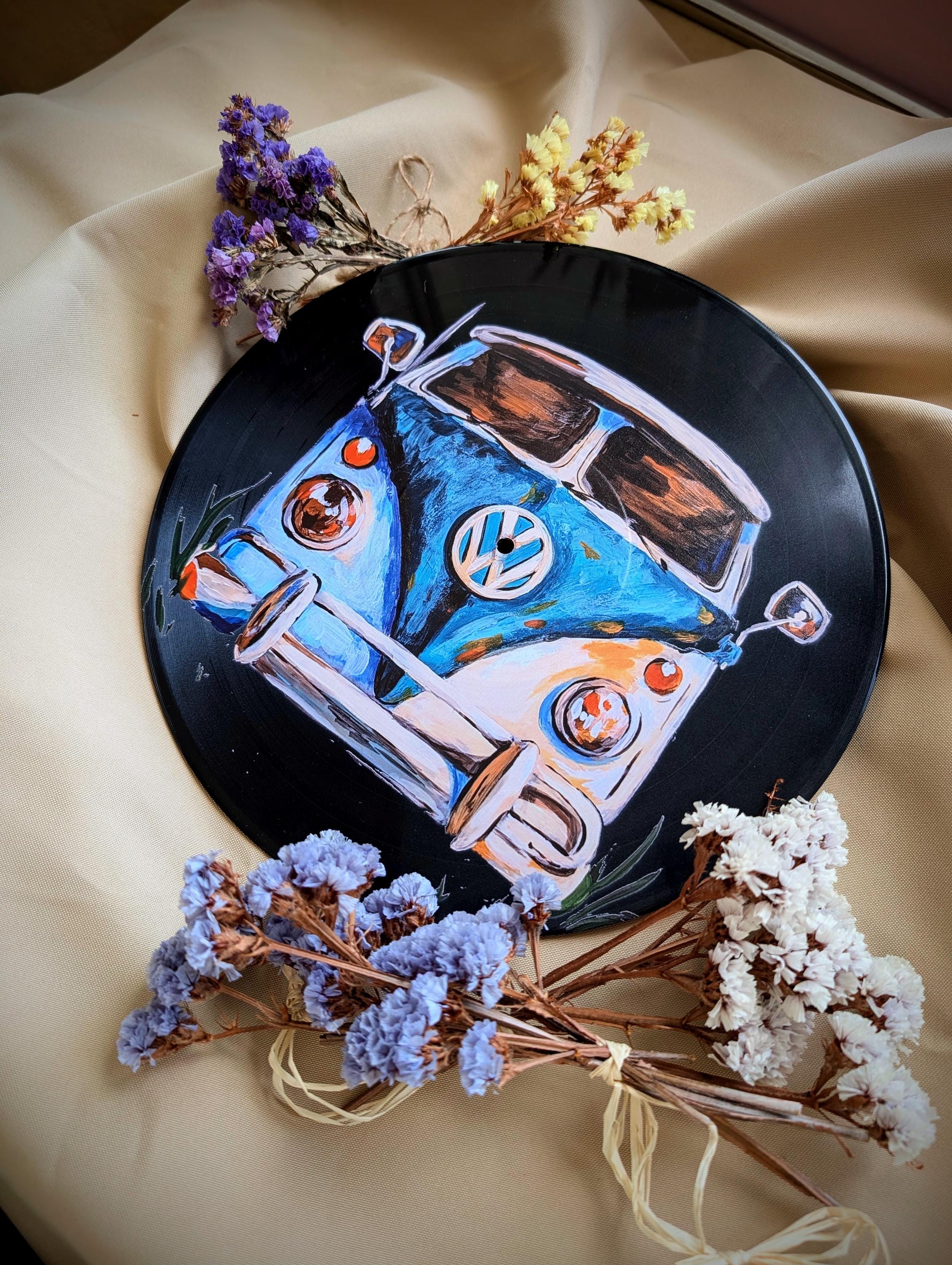 VW Bus Vinyl Record Wall Decor - Unique Gift for Friends & Home Decor ...