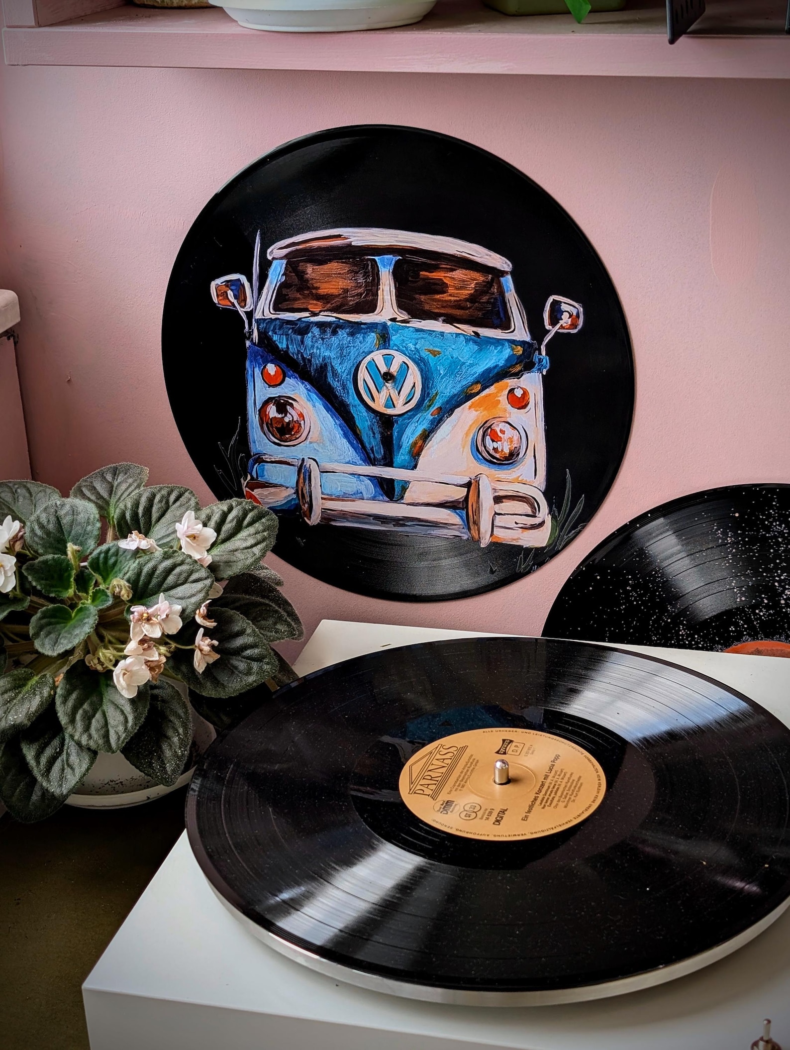 VW Bus Vinyl Record Wall Decor - Unique Gift for Friends & Home Decor ...