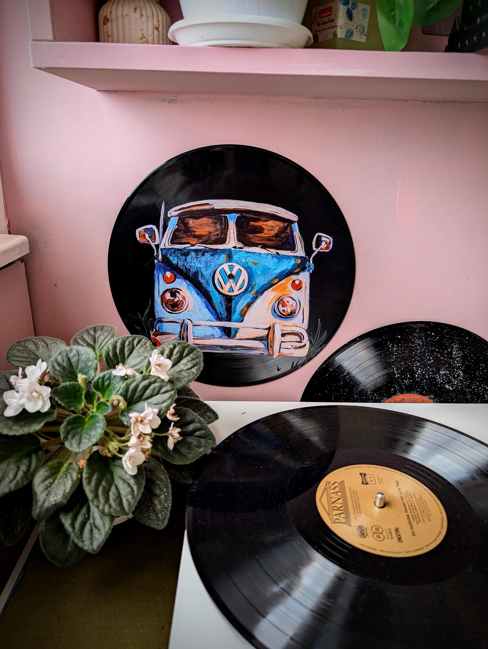 VW Bus Vinyl Record Wall Decor - Unique Gift for Friends & Home Decor ...