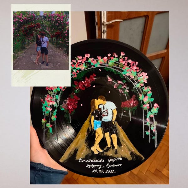 Record Painting - Etsy