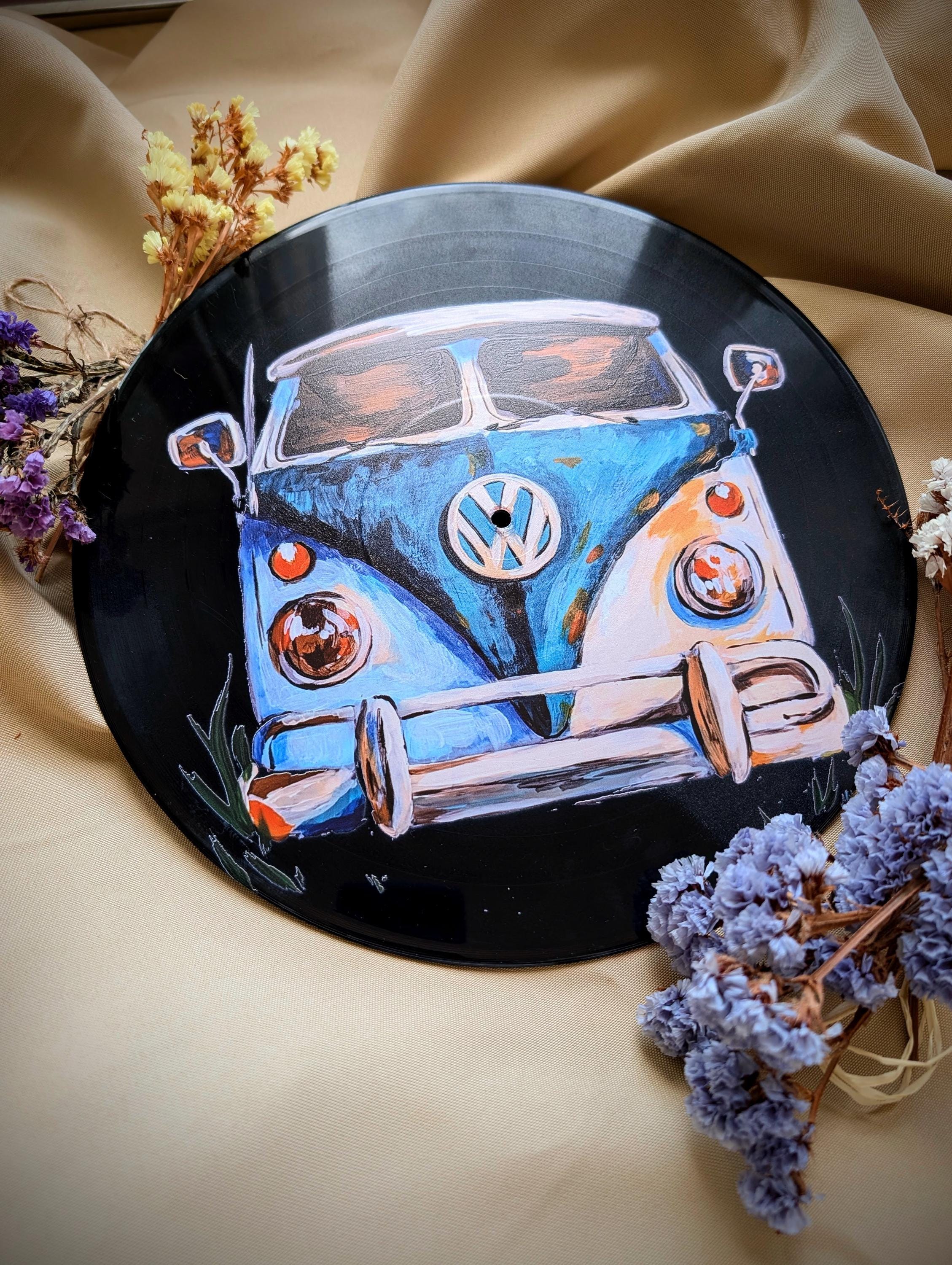 VW Bus Vinyl Record Wall Decor - Unique Gift for Friends & Home Decor ...