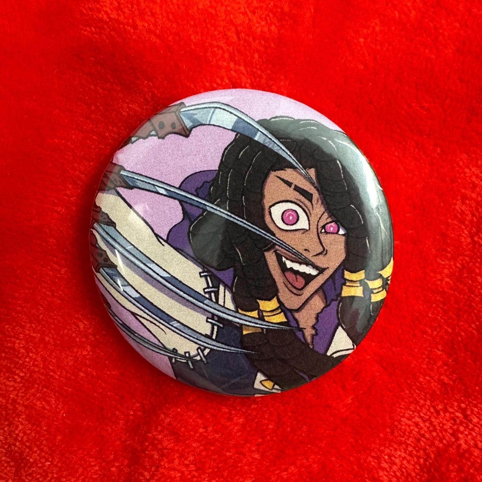 Jabber Wonger and Mankira - Gachiakuta Button Pin - Etsy